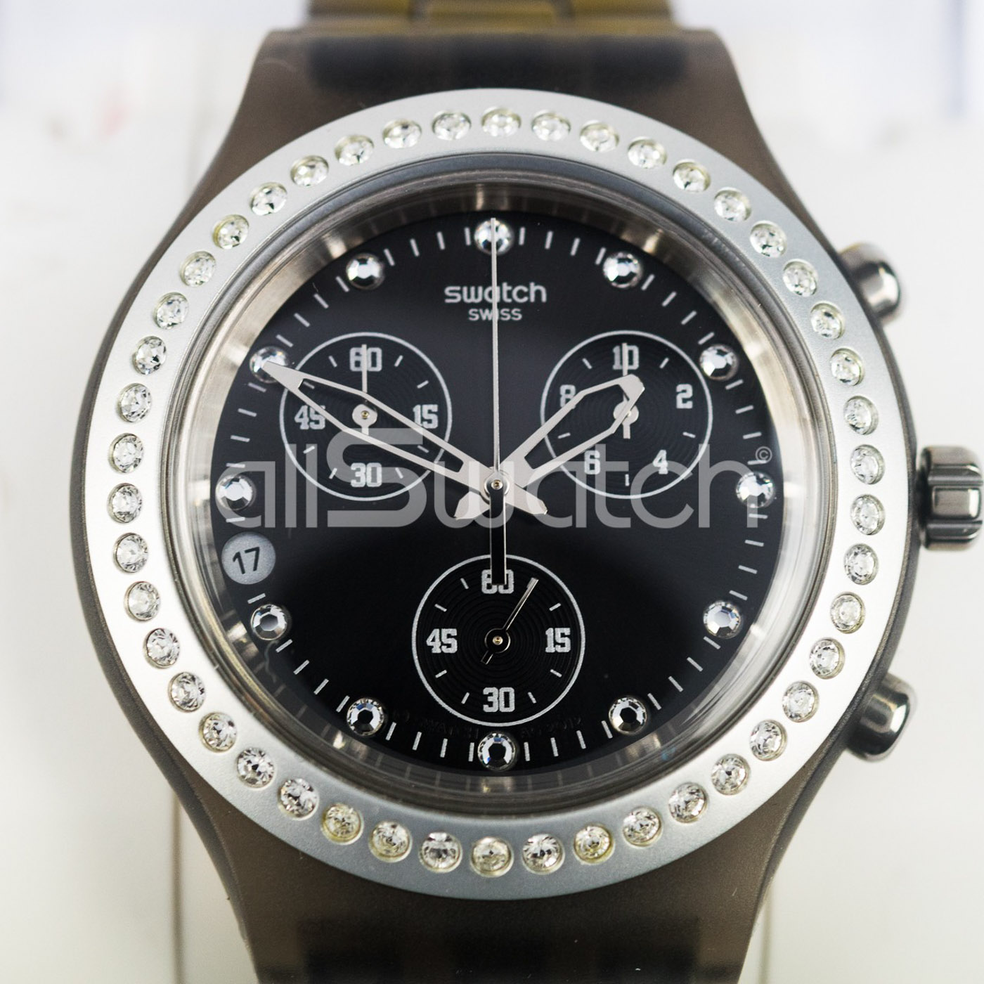 TICKINGFREE :: CATEGORIA :: IRONY PRODOTTO :: Swatch Irony Diaphane Chrono 2012 - SVCM4009AG ...