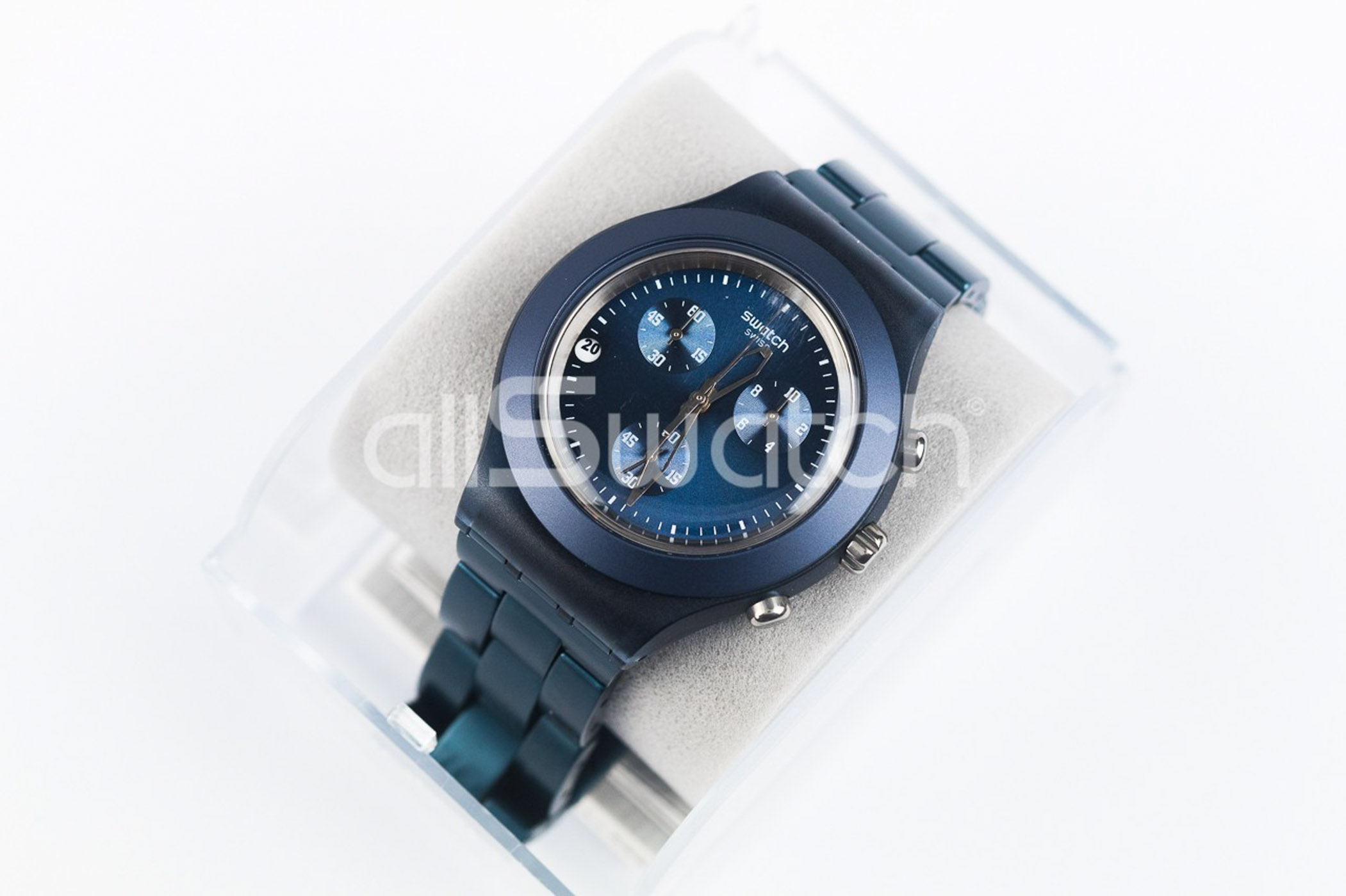 TICKINGFREE :: CATEGORIA :: IRONY PRODOTTO :: Swatch Irony Diaphane Chrono 2011 - SVCN4004AG ...