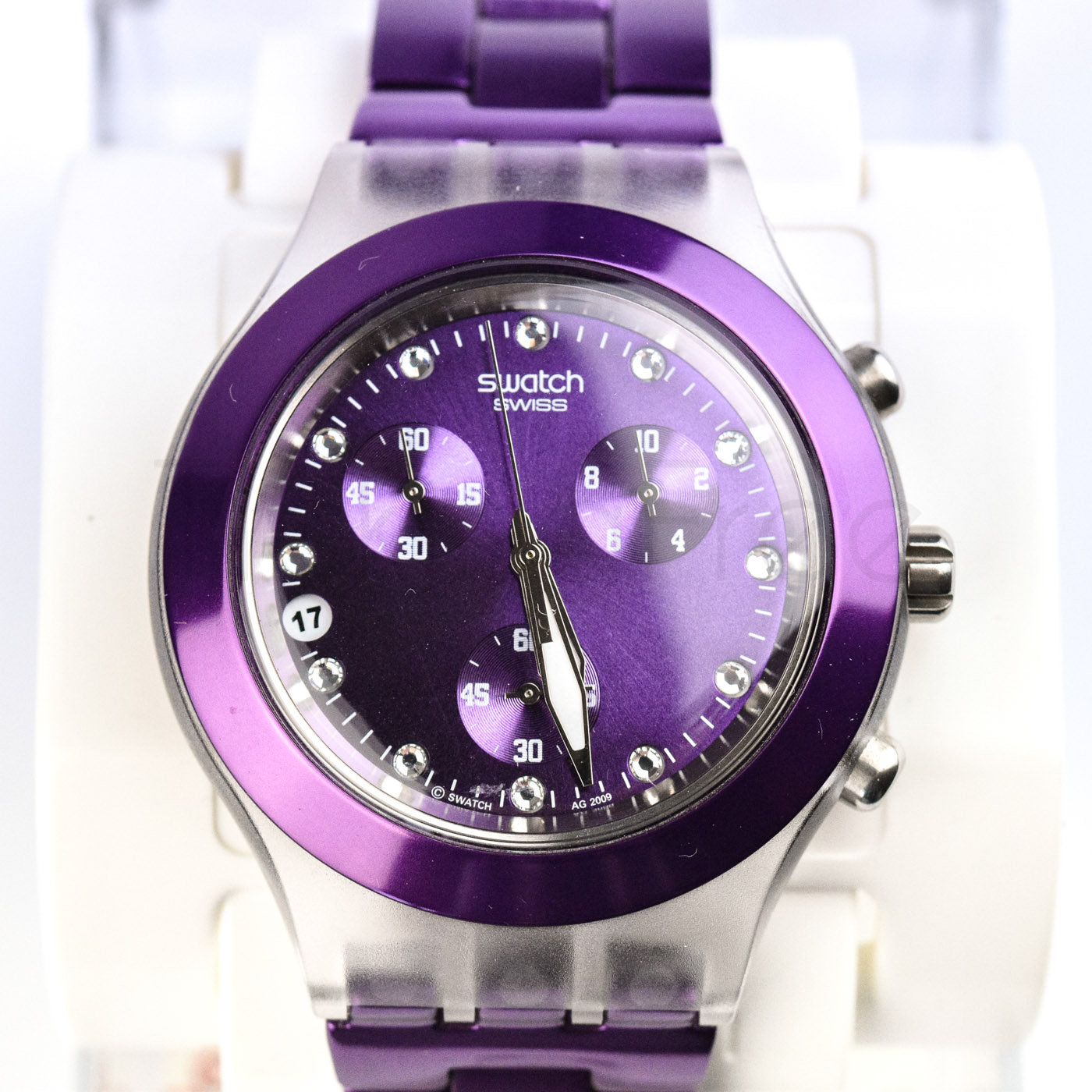 TICKINGFREE :: CATEGORIA :: IRONY PRODOTTO :: Swatch Irony Diaphane Chrono 2010 - SVCK4048AG ...