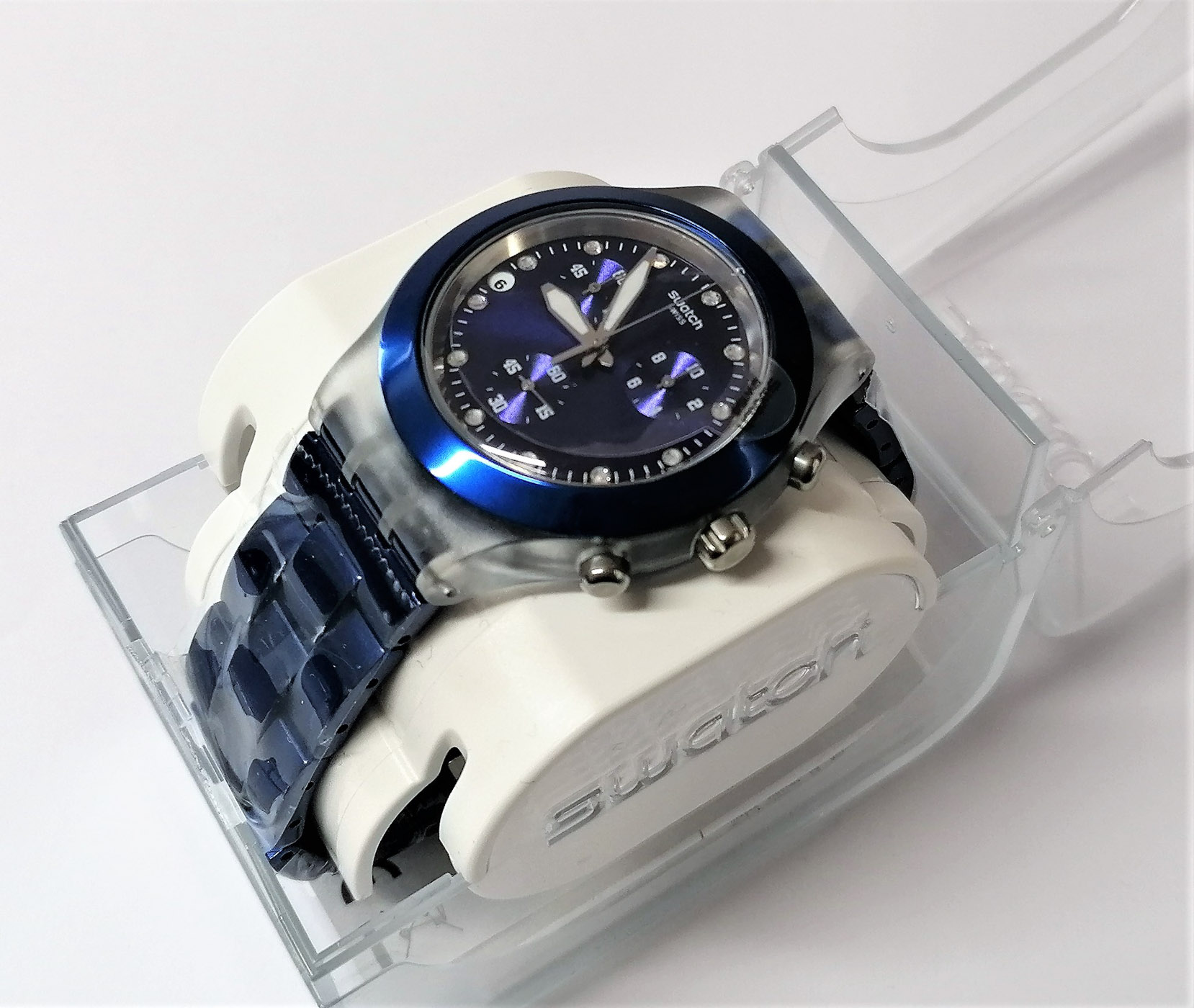 TICKINGFREE :: CATEGORIA :: IRONY PRODOTTO :: Swatch Irony Diaphane Chrono 2011 - SVCK4055AG ...