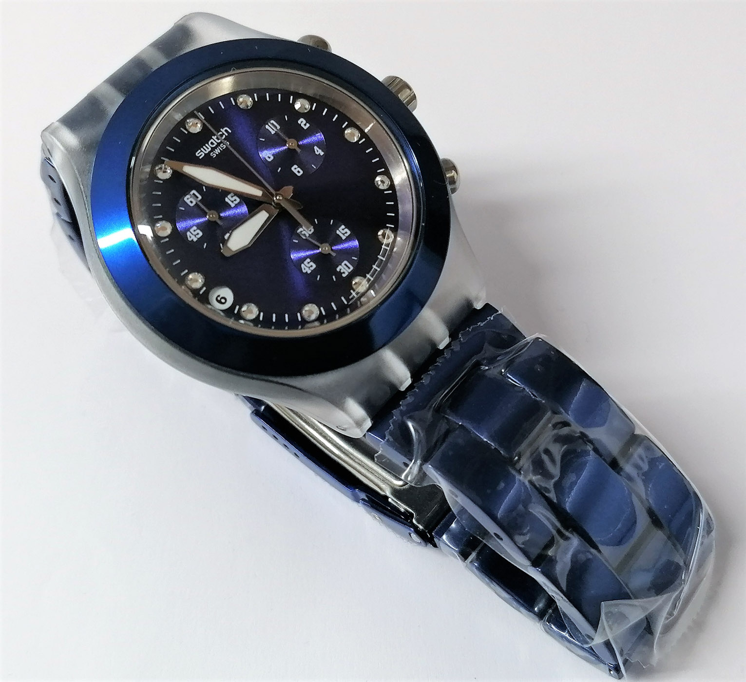 TICKINGFREE :: CATEGORIA :: IRONY PRODOTTO :: Swatch Irony Diaphane Chrono 2011 - SVCK4055AG ...