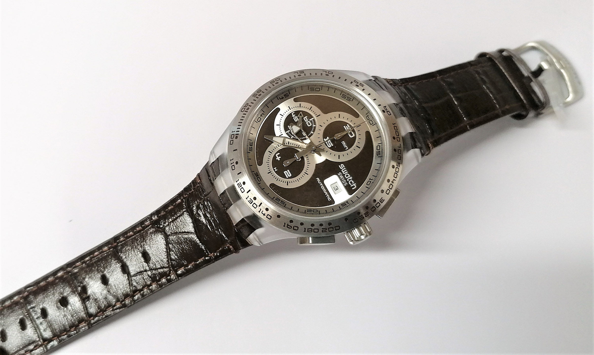 TICKINGFREE :: CATEGORIA :: IRONY PRODOTTO :: Swatch Irony Diaphane Automatic Chrono 2011 ...