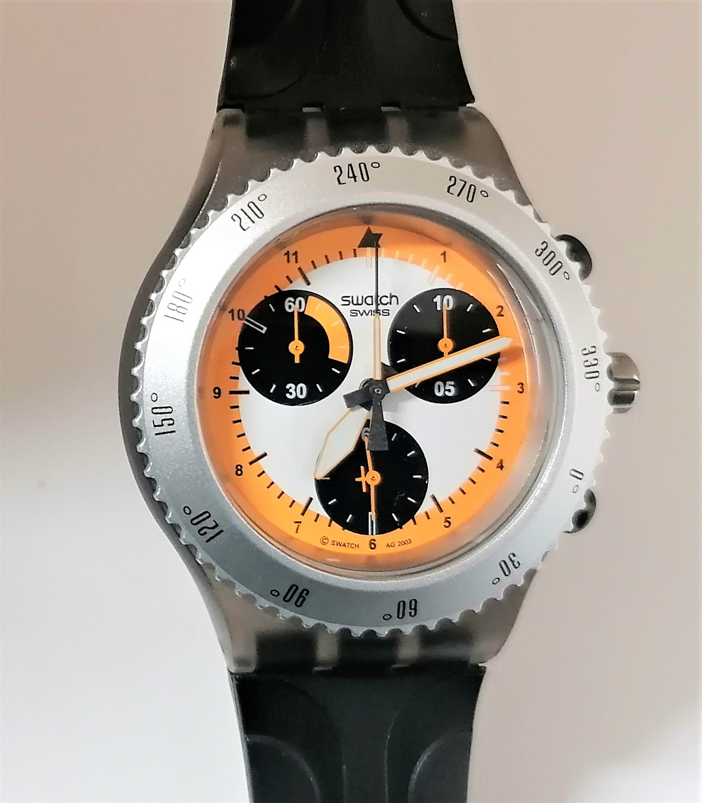TICKINGFREE :: CATEGORIA :: IRONY PRODOTTO :: Swatch Irony Diaphane Chrono 2003 - SVBM1000G ...
