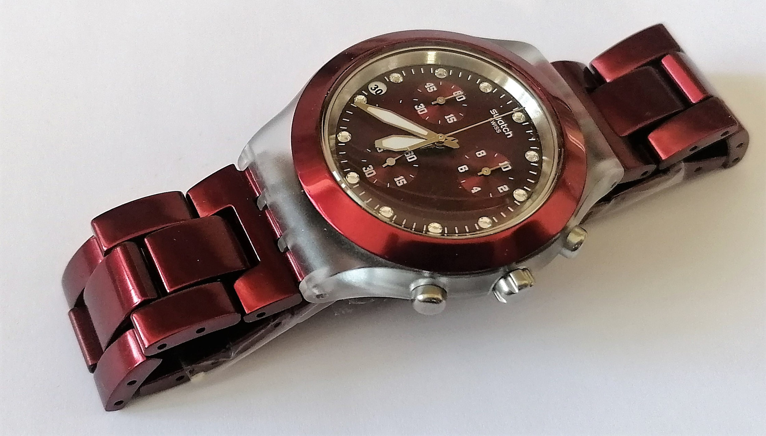 TICKINGFREE :: CATEGORIA :: USATI RICONDIZIONATI PRODOTTO :: Swatch Irony Diaphane Chrono 2011 ...