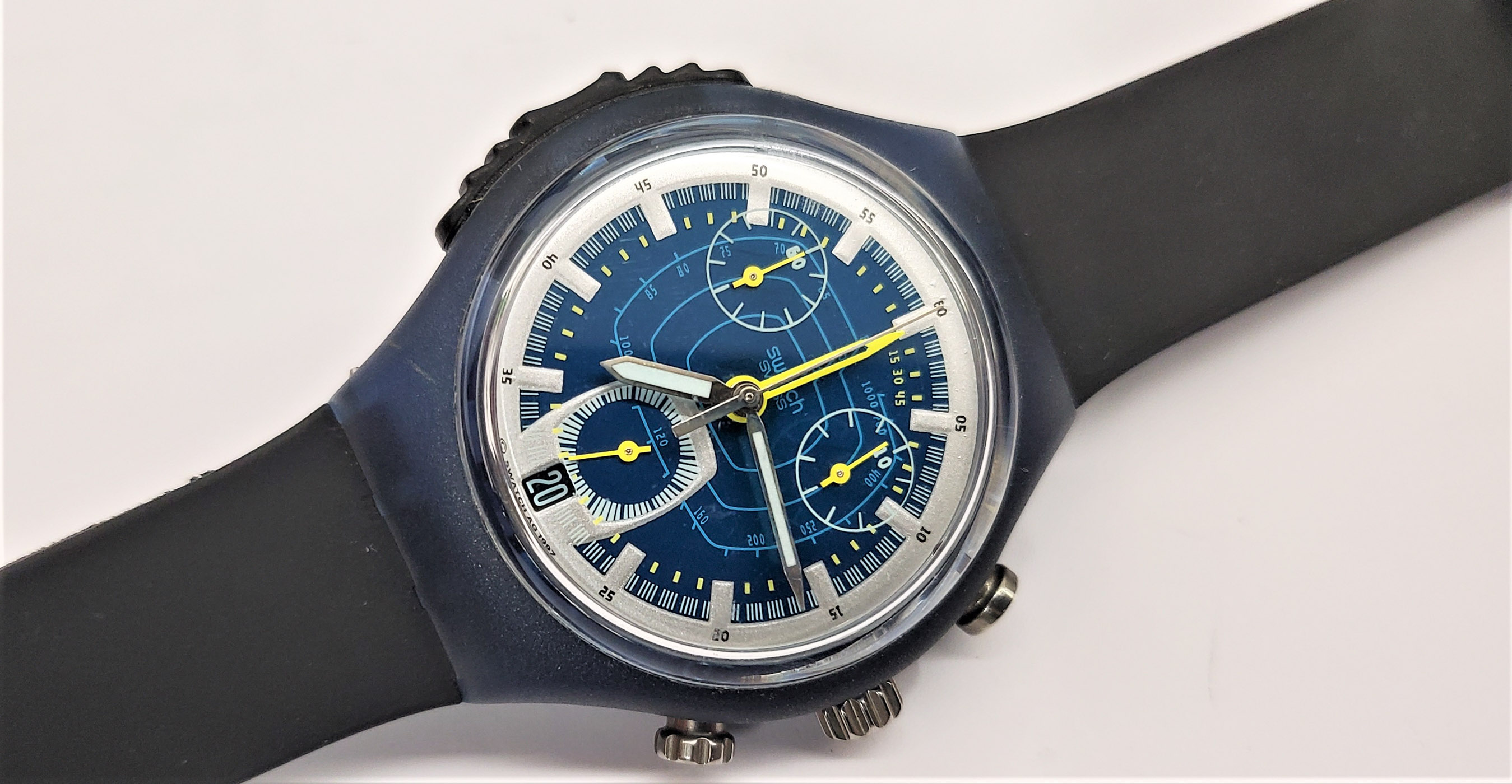 TICKINGFREE :: CATEGORIA :: CHRONO PRODOTTO :: Swatch Chrono Alarm 1998 ...