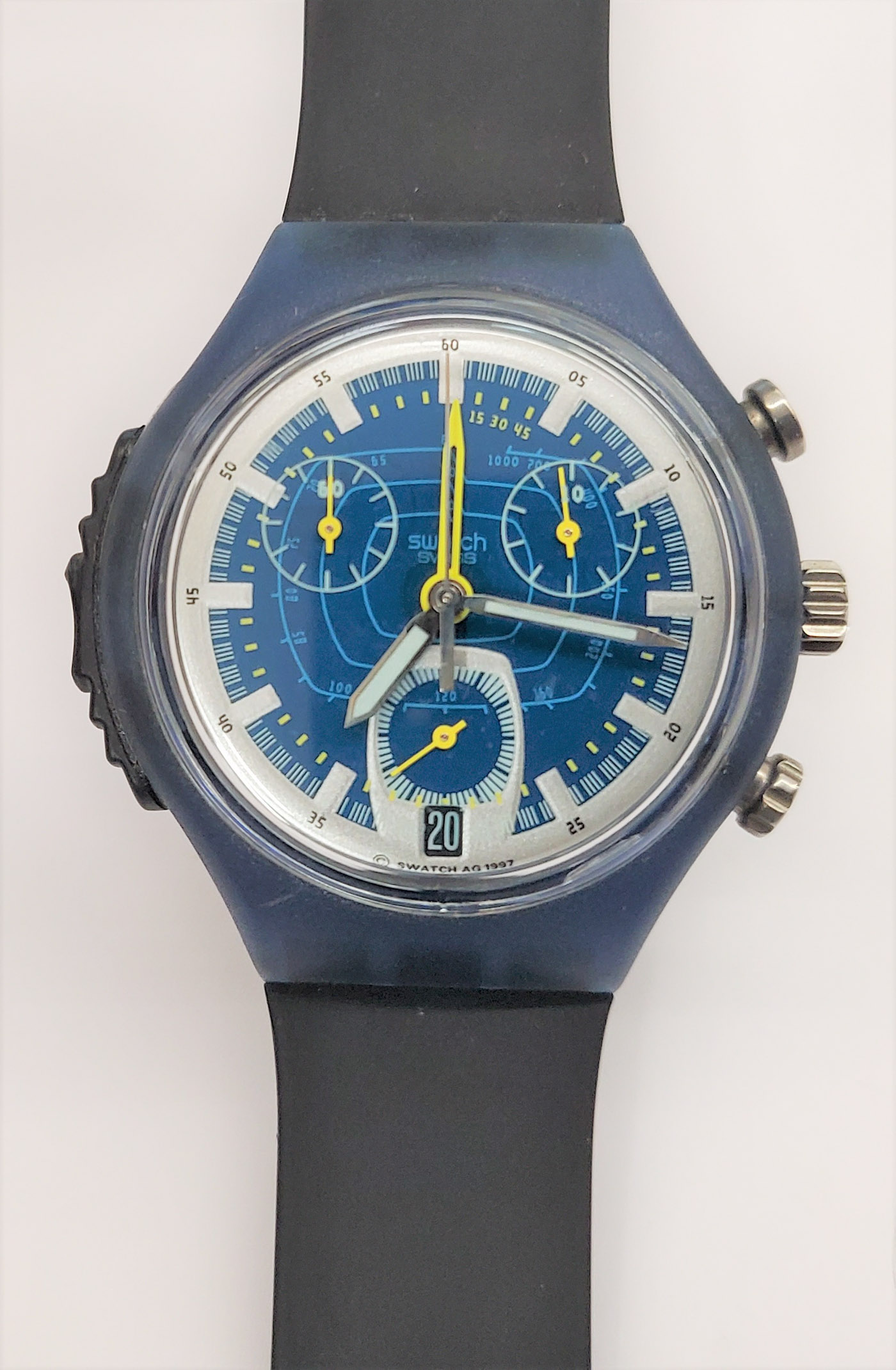 TICKINGFREE :: CATEGORIA :: CHRONO PRODOTTO :: Swatch Chrono Alarm 1998 ...
