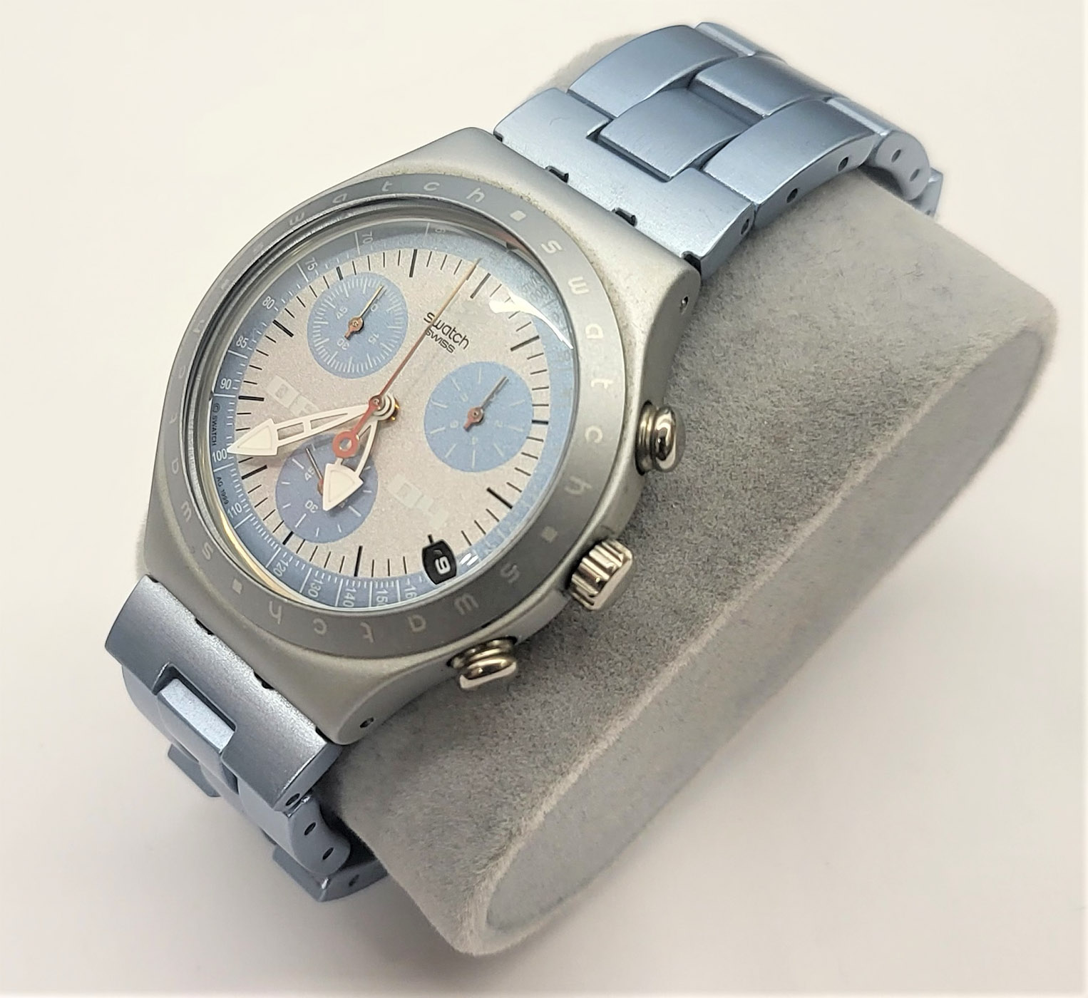 TICKINGFREE :: CATEGORIA :: IRONY PRODOTTO :: Swatch Irony Chrono 1999 - YCS4008 - Hoarfrost ...