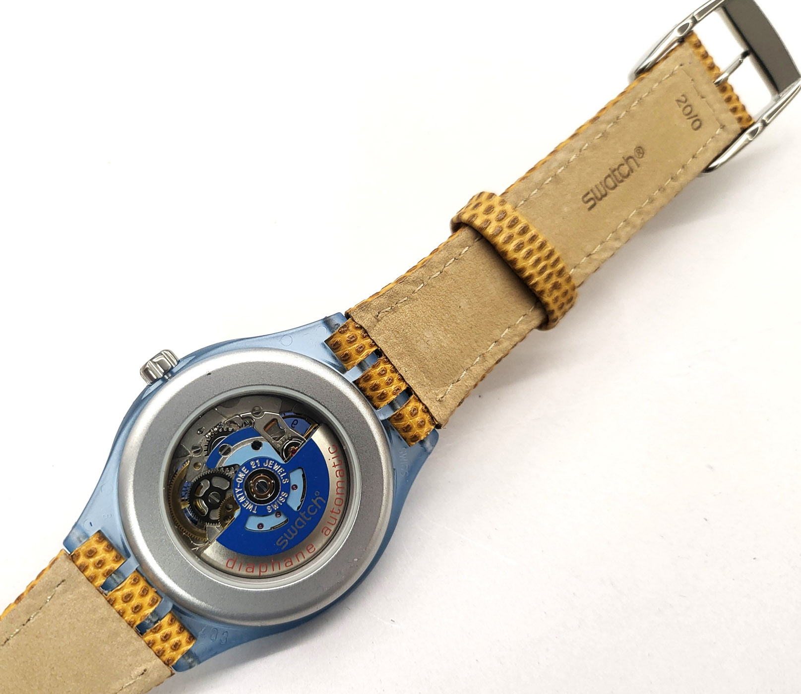 TICKINGFREE :: CATEGORIA :: IRONY PRODOTTO :: Swatch Irony Diaphane Automatico 2004 - SVDN4000F ...